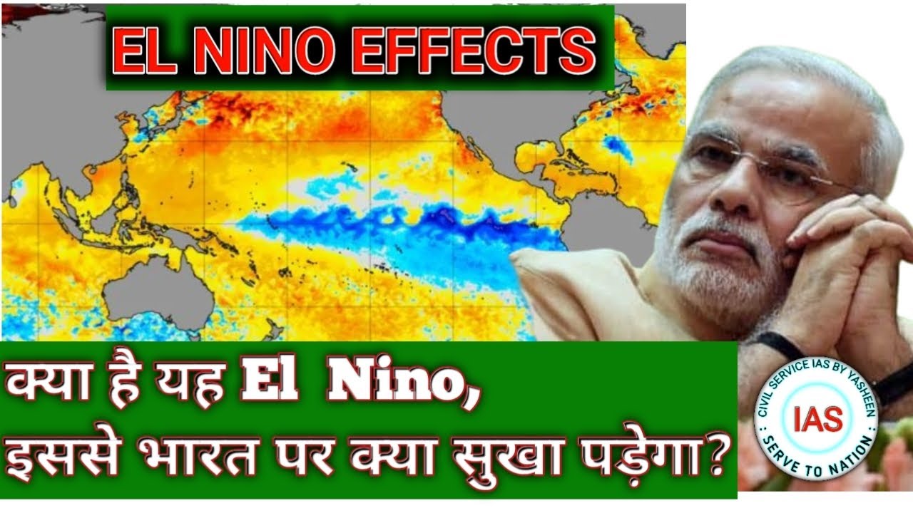 El Nino Effects On Indian Monsoon El Nino Upsc Youtube