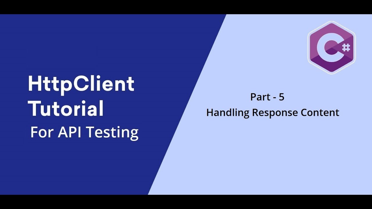 5 C Httpclient Handling Response Content Youtube