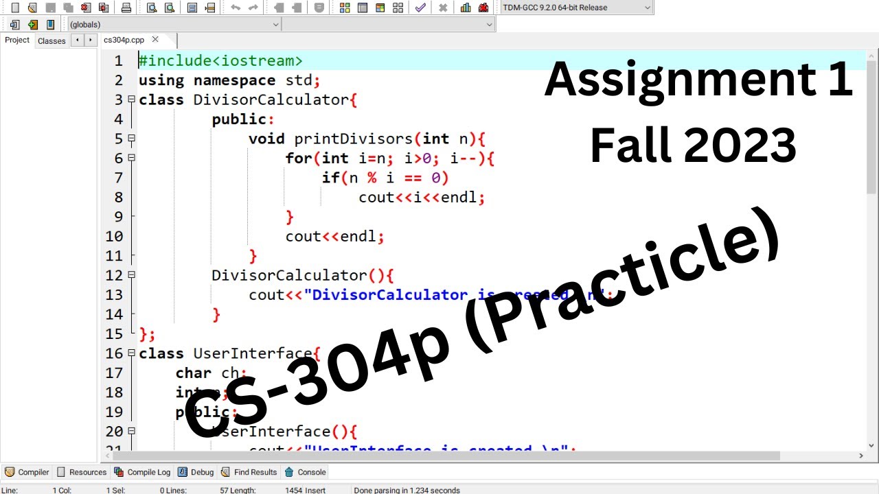 Cs304p Assignment 1 Solution Fall 2023 Cs304p Assignment No 1 Solution