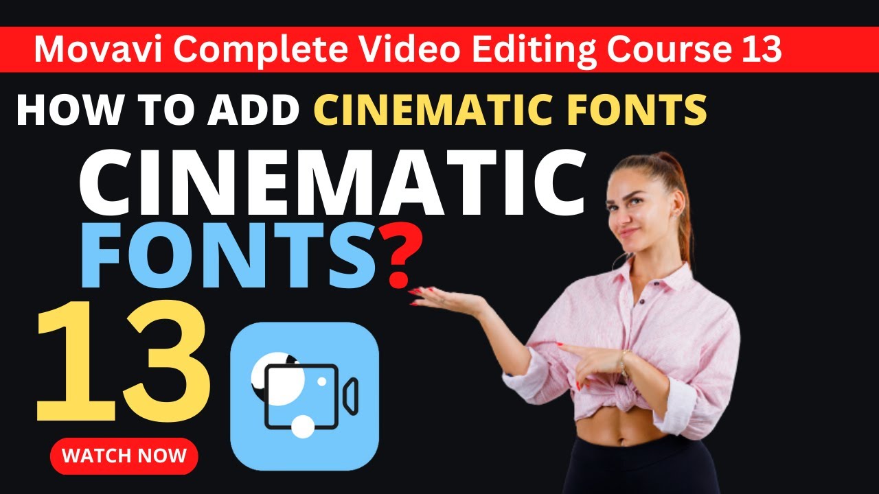 How To Use Custom Cinematic Fonts In Movavi Video Editor в пёџ Movavi
