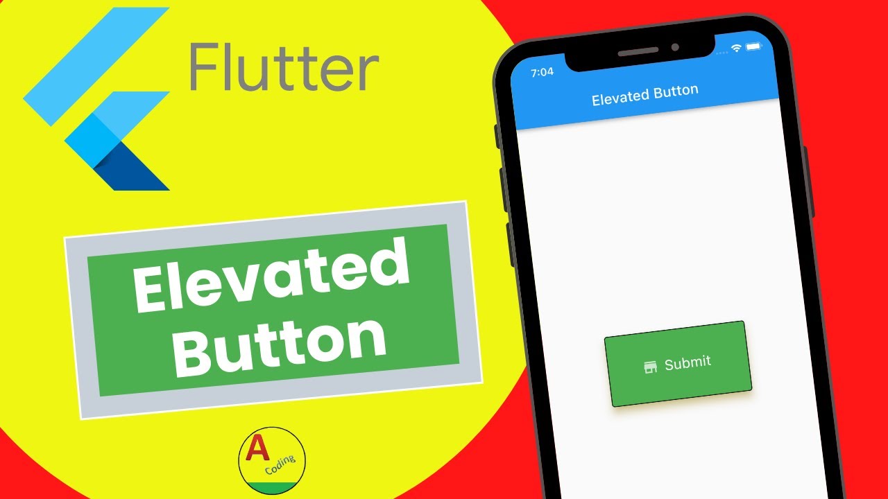 Flutter Elevated Button Elevated Button Flutter Amplifyabhi Youtube