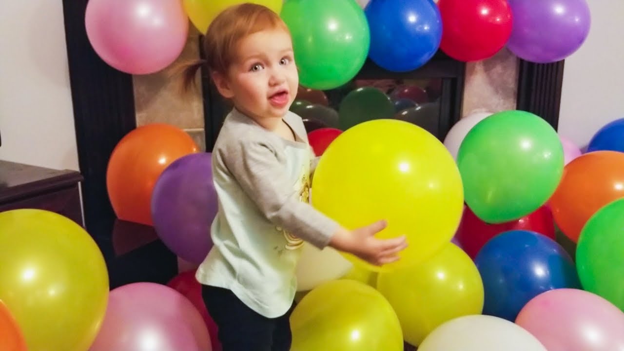 Learning Colors With Balloons Youtube