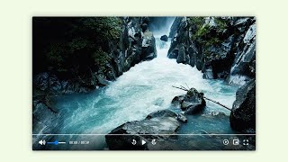 Custom Video Player Using Html Css And Javascript Shorts Javascript