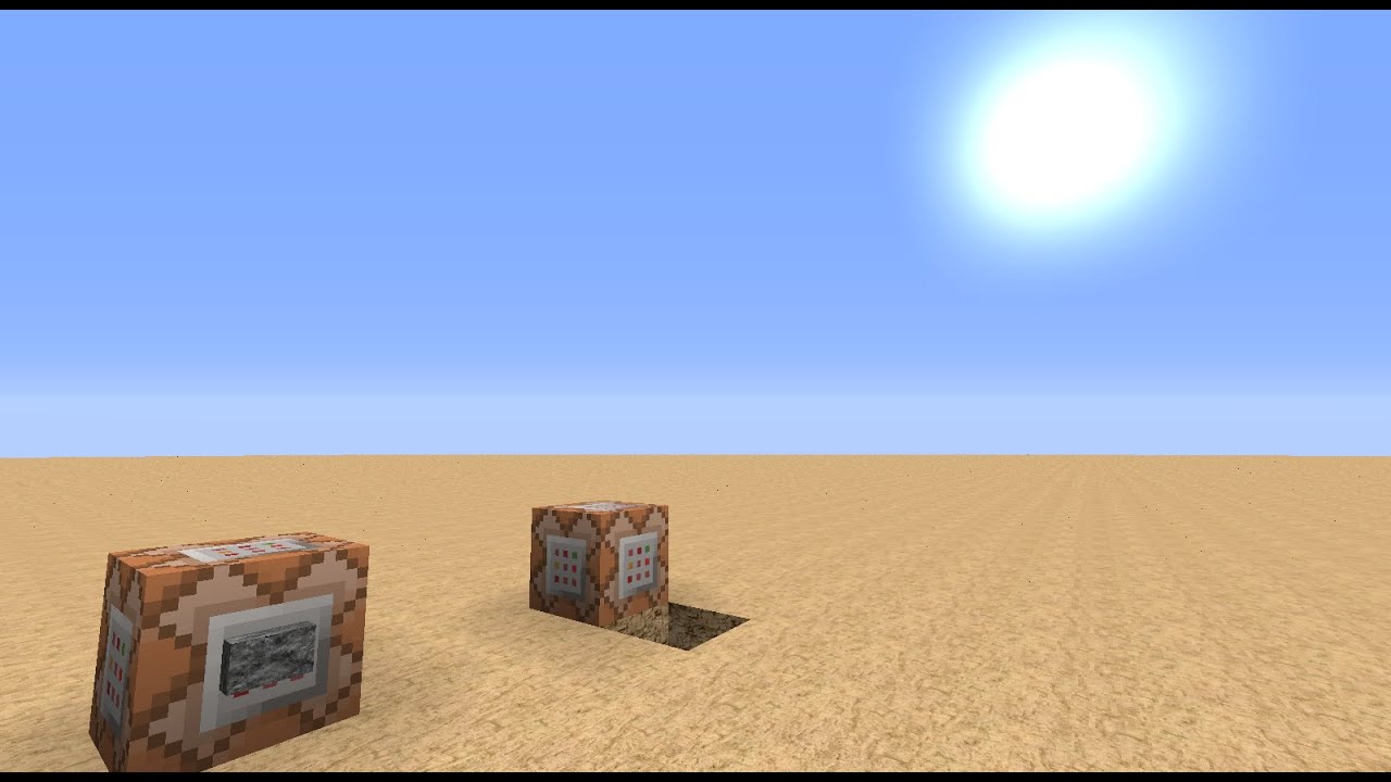 Learn Command Blocks Introduction Youtube