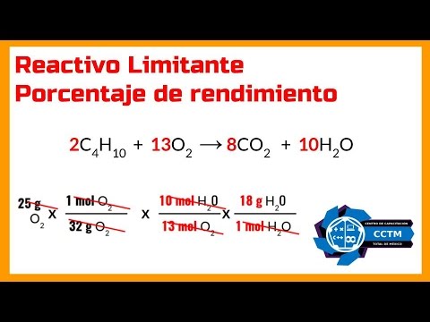 Cálculo Con Los Reactivos Limitante Y En Exceso Porcentaje De
