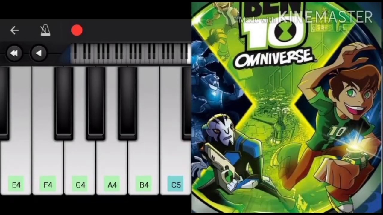 Riseofjustice Ben 10 Omniverse Theme Bgm In Piano Youtube