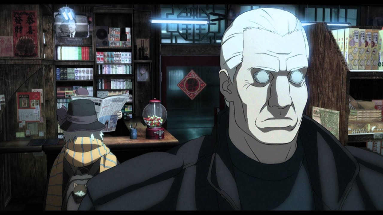 Ghost In The Shell 2 Innocence Batou Store Hack Scene Youtube
