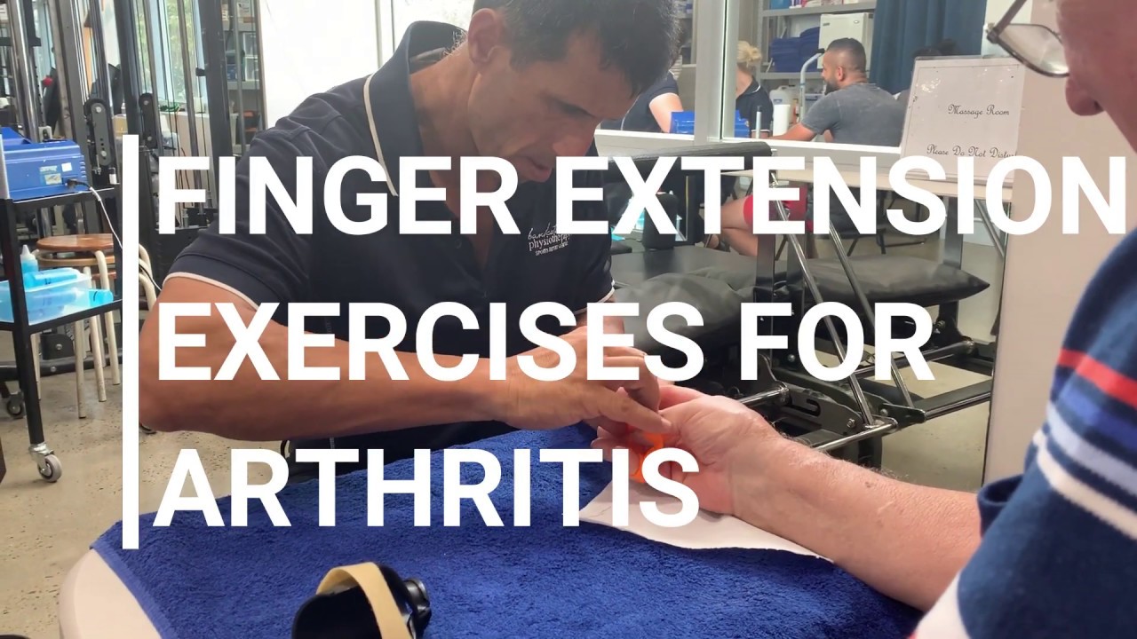 Finger Extension Exercises For Arthritis Youtube
