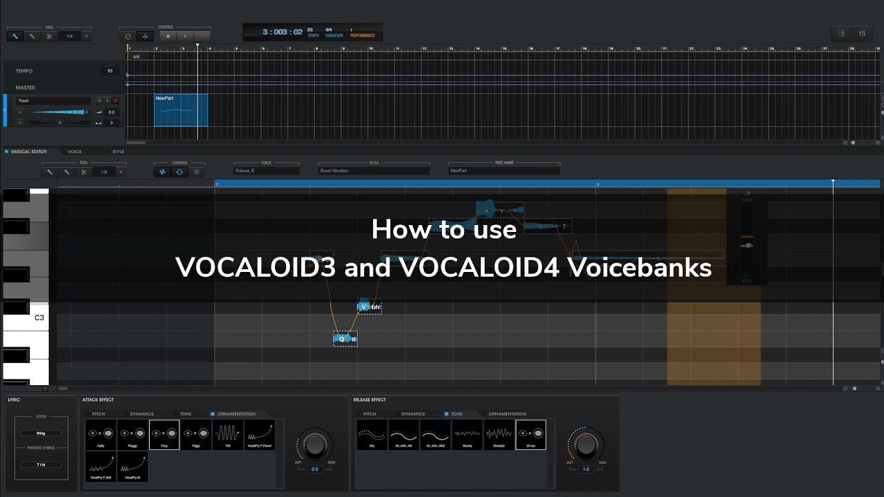 How To Use Vocaloid3 And Vocaloid4 Voicebanks Youtube