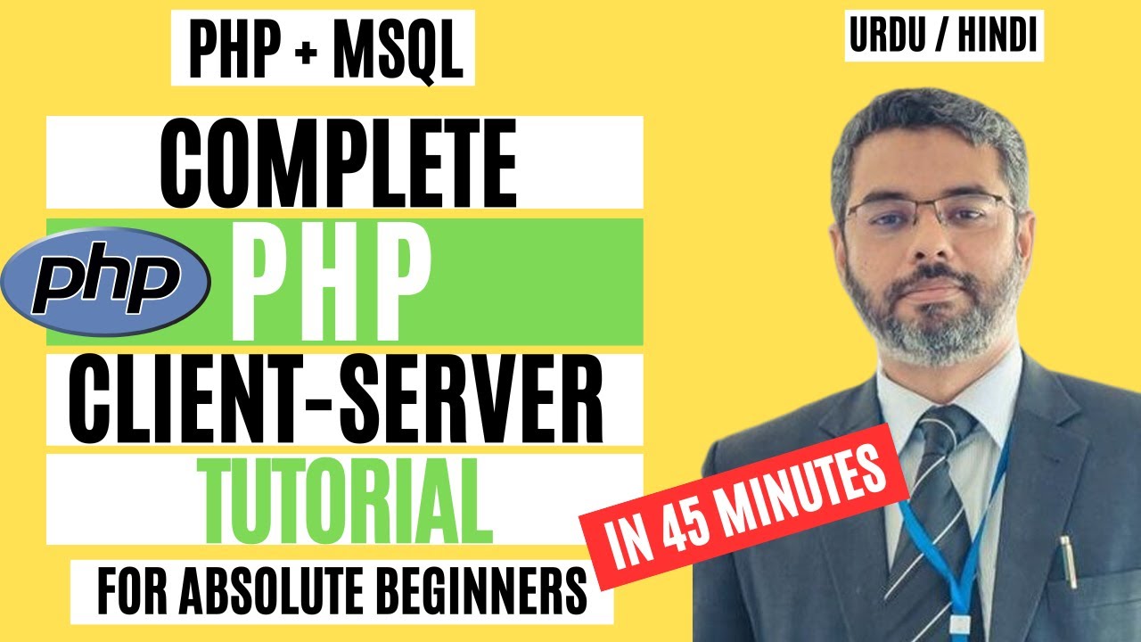Complete Php Programming Tutorial In 45 Minutes Php Full Course For