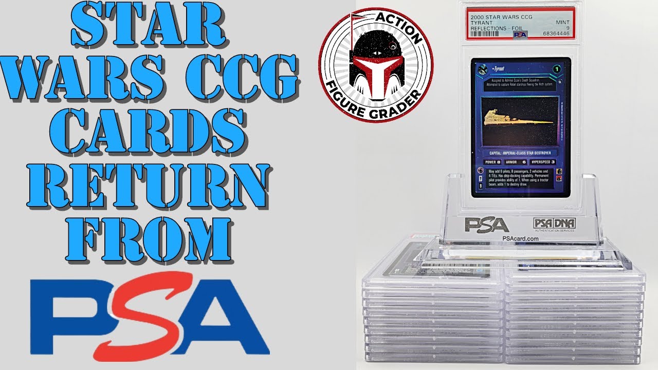Star Wars Ccg Trading Cards Psa Returns Youtube