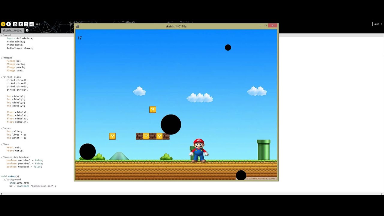 Processing Game Youtube