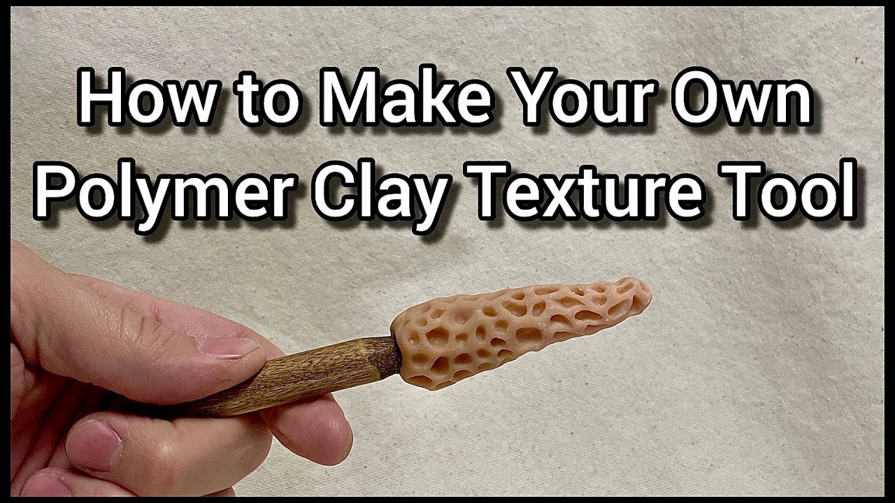 How To Make Your Own Polymer Clay Texture Tool Bite Size Tutorial