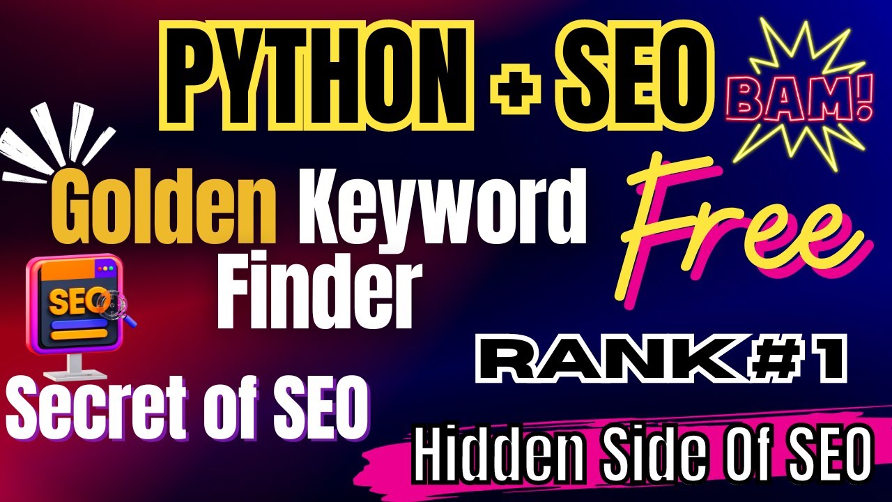Golden Keyword Finder Free Research Tool Python Seo Keyword