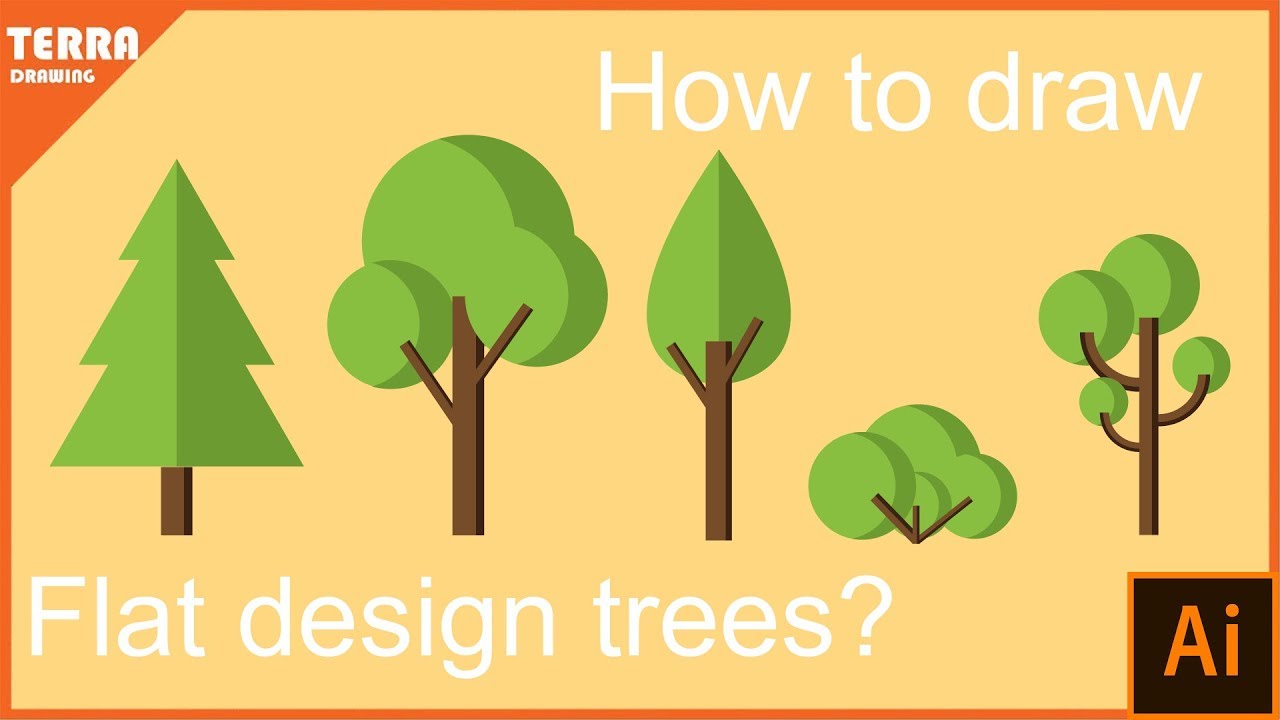 Draw Tree In Illustrator At Amy Kates Blog