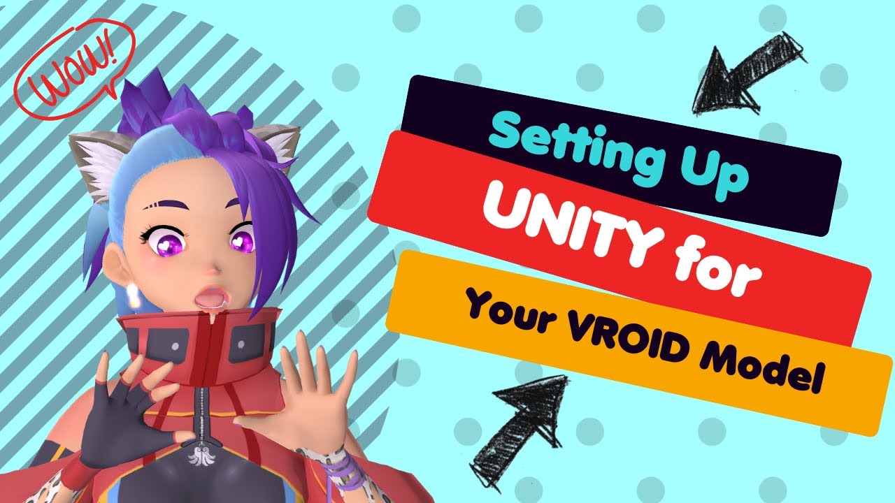 Setting Up Unity For Your Vroid Model Youtube