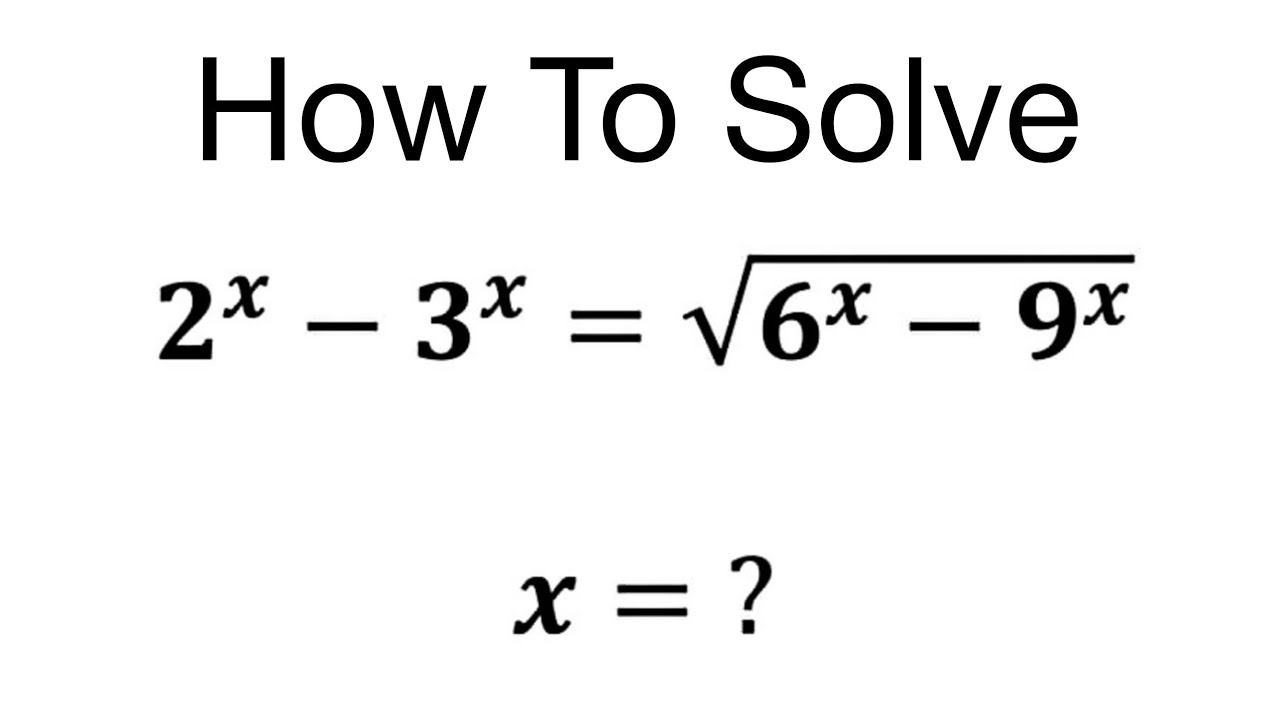 A Nice Algebra Equation Find The X Value Math Olympiad Question