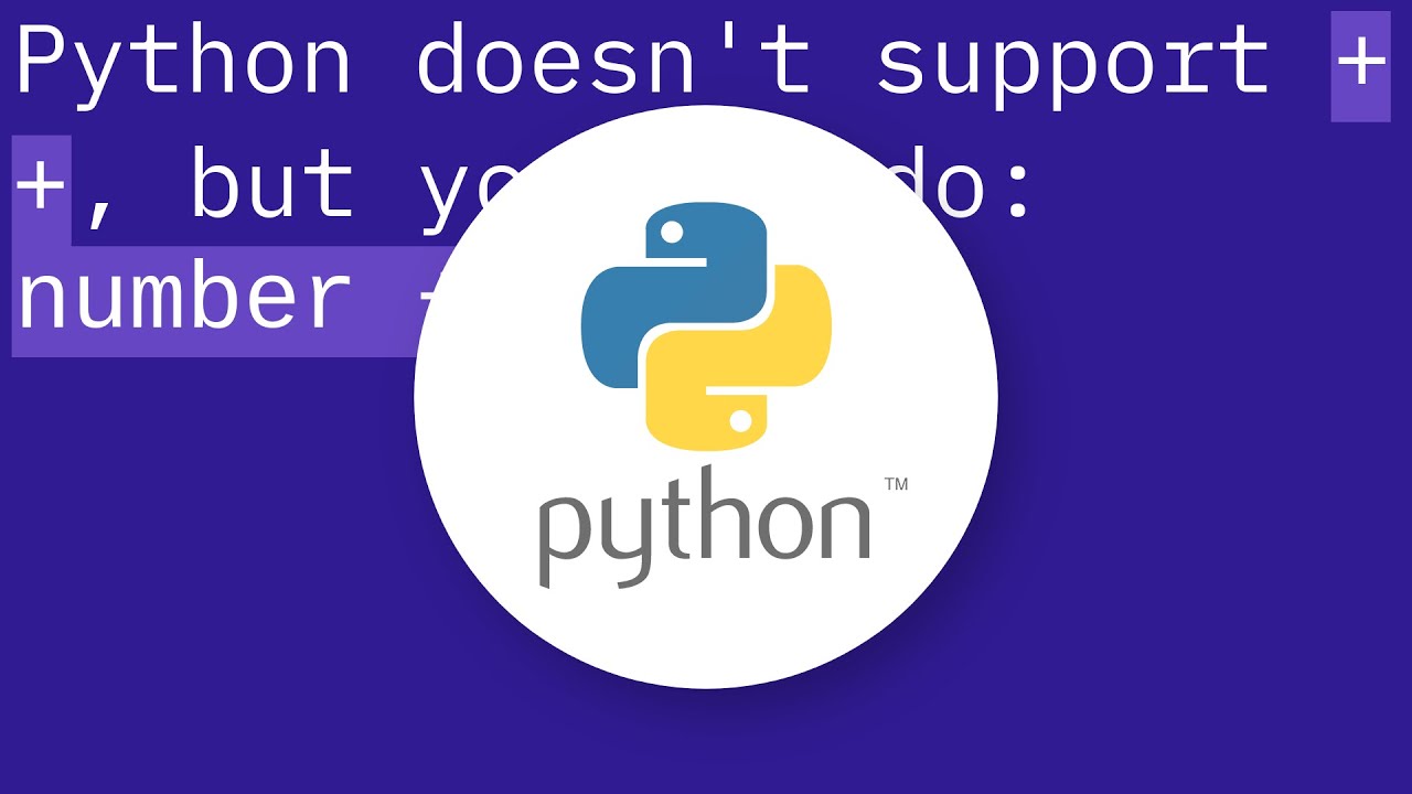 Python Integer Incrementing With Youtube