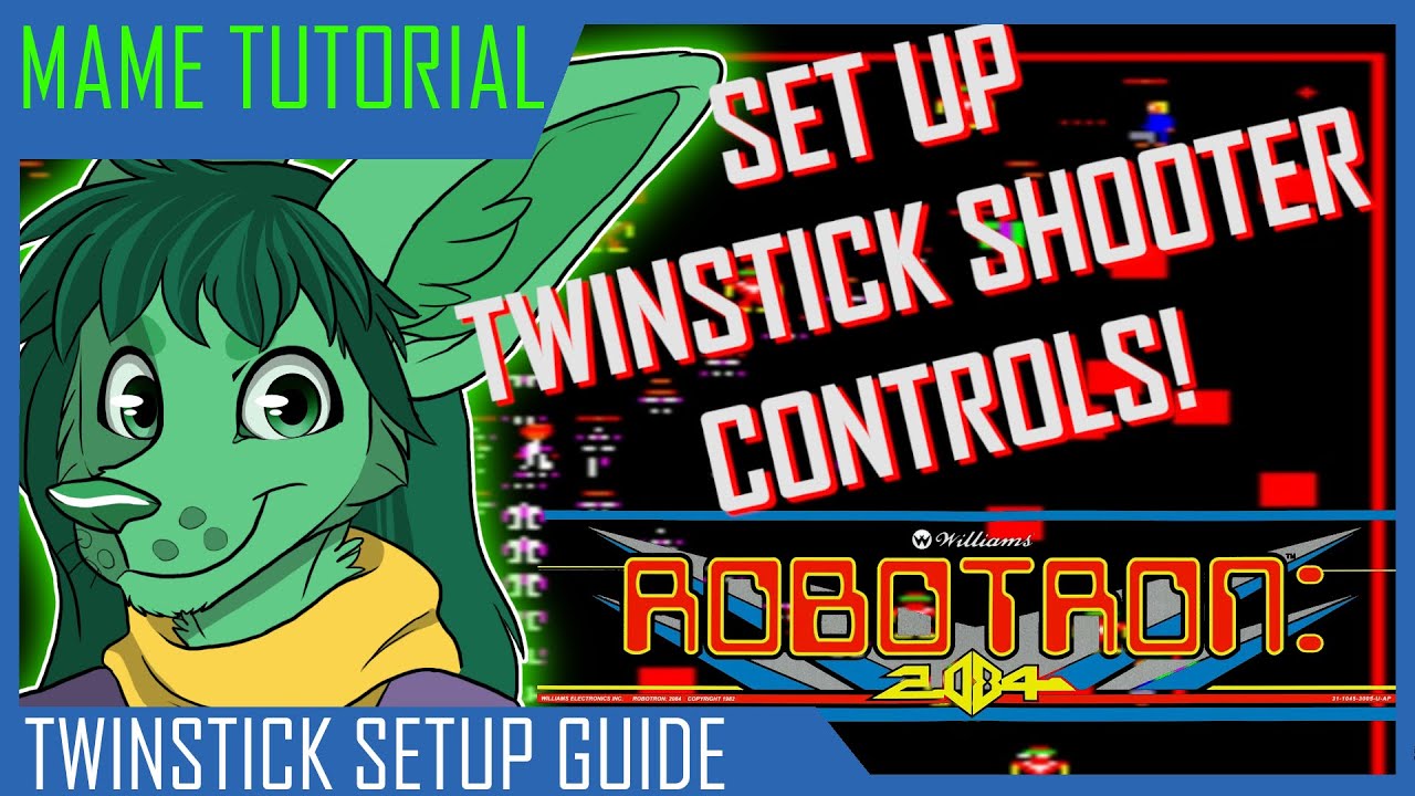 How To Set Up Twin Stick Shooter Controls In Mame Robotron Smash Tv