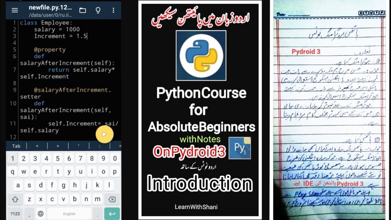 Learn Python On Pydroid 3 Youtube