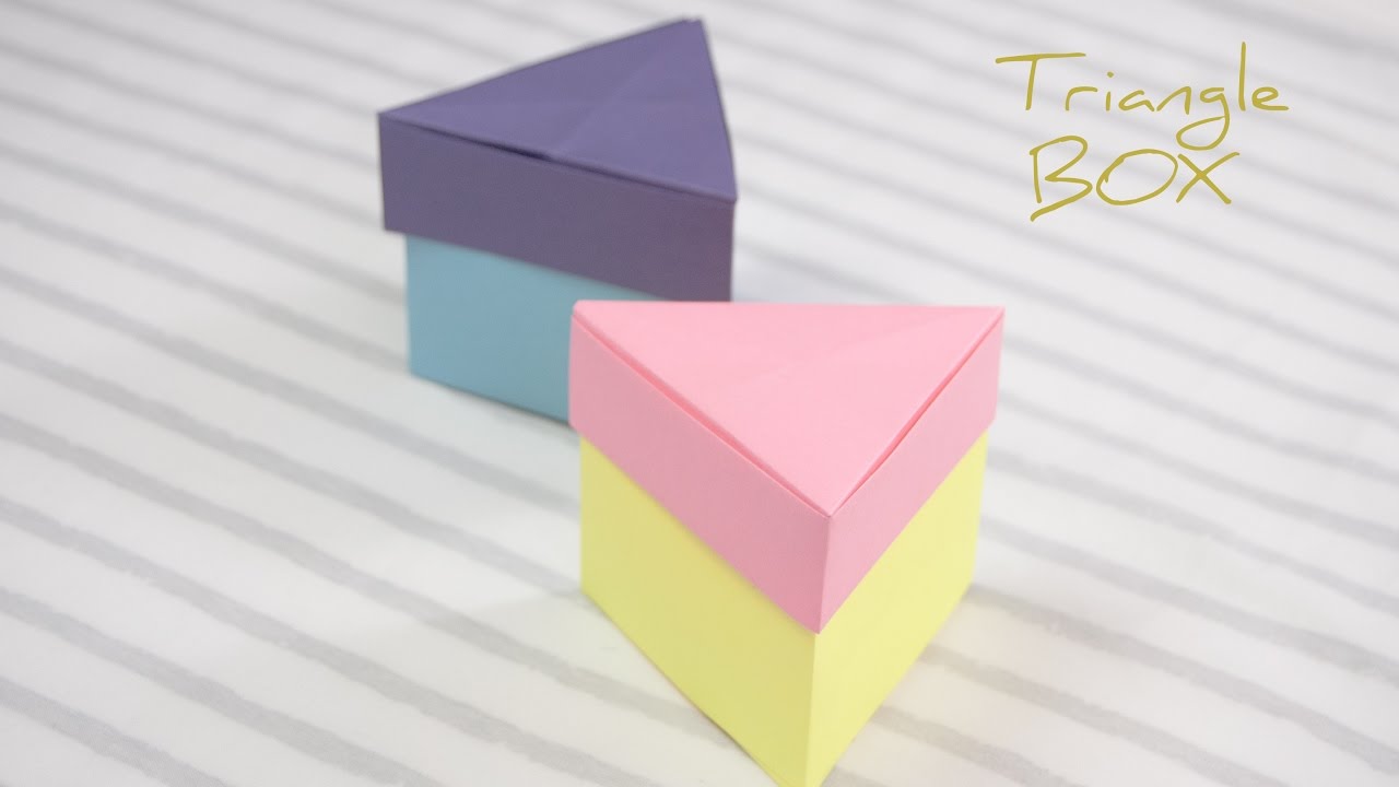 Origami Triangle Boxes A Fun And Creative Way To Store And Organize