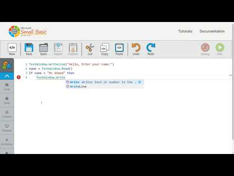 Small Basic Tutorial 2 If Statements Youtube