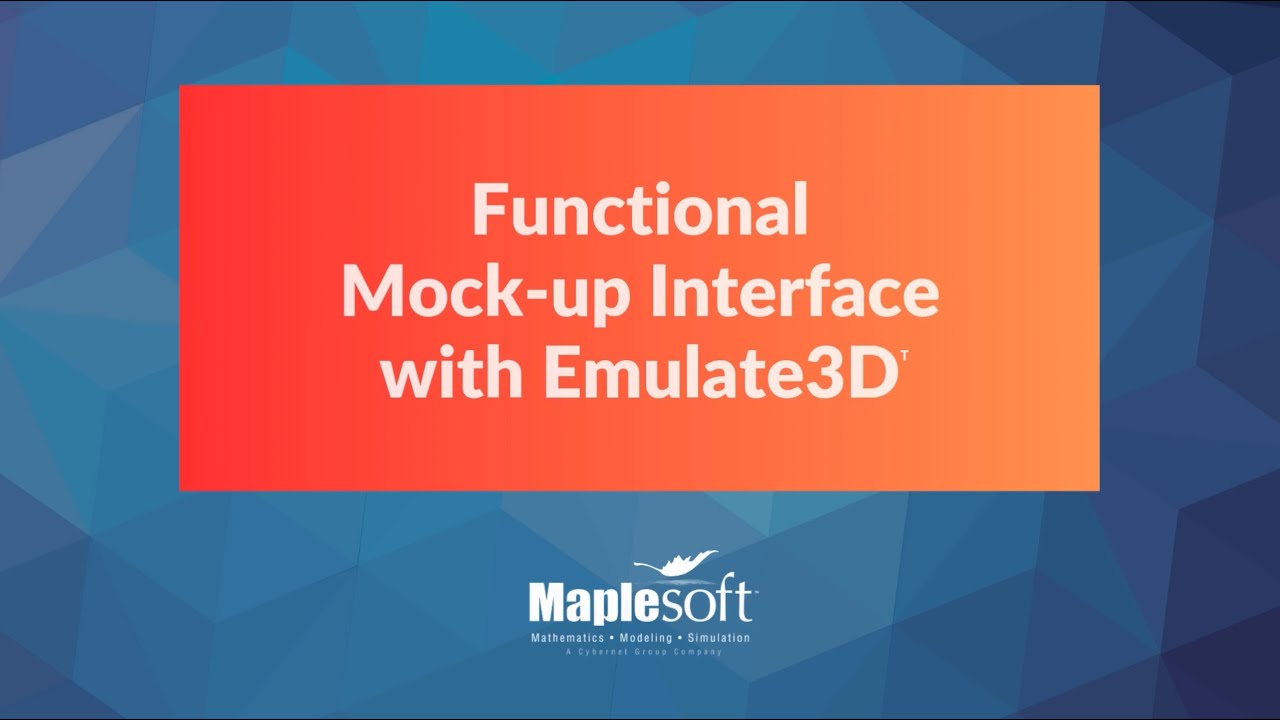 Using Maplesim Models With Emulate3d邃 For Enhanced Modeling And