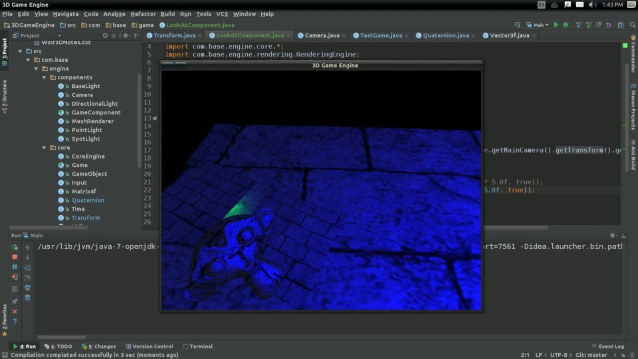60 3d Game Engine Tutorial The End Youtube
