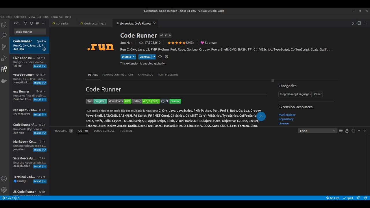 How To Install Code Runner Extension In Visual Studio Code Printable