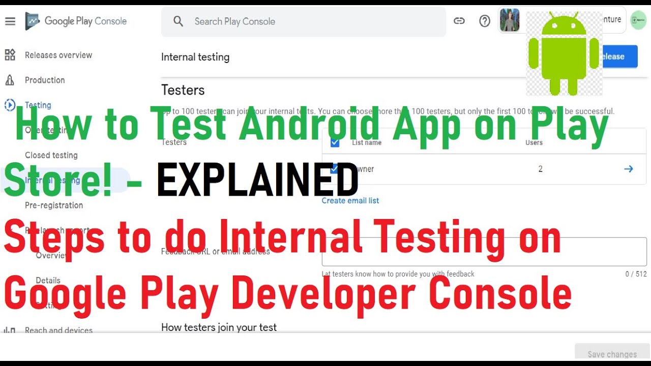 How To Test Android App On Play Store In 2022 Do Internal Testing On