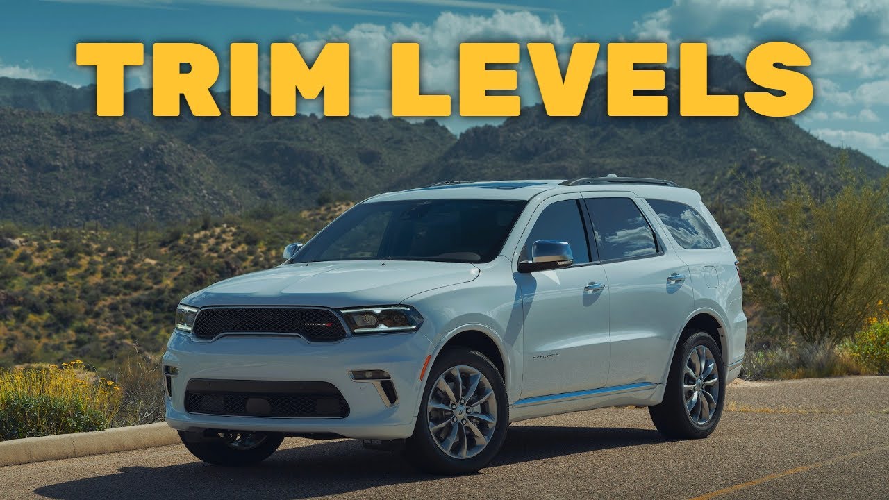 2022 Dodge Durango Trim Levels And Standard Features