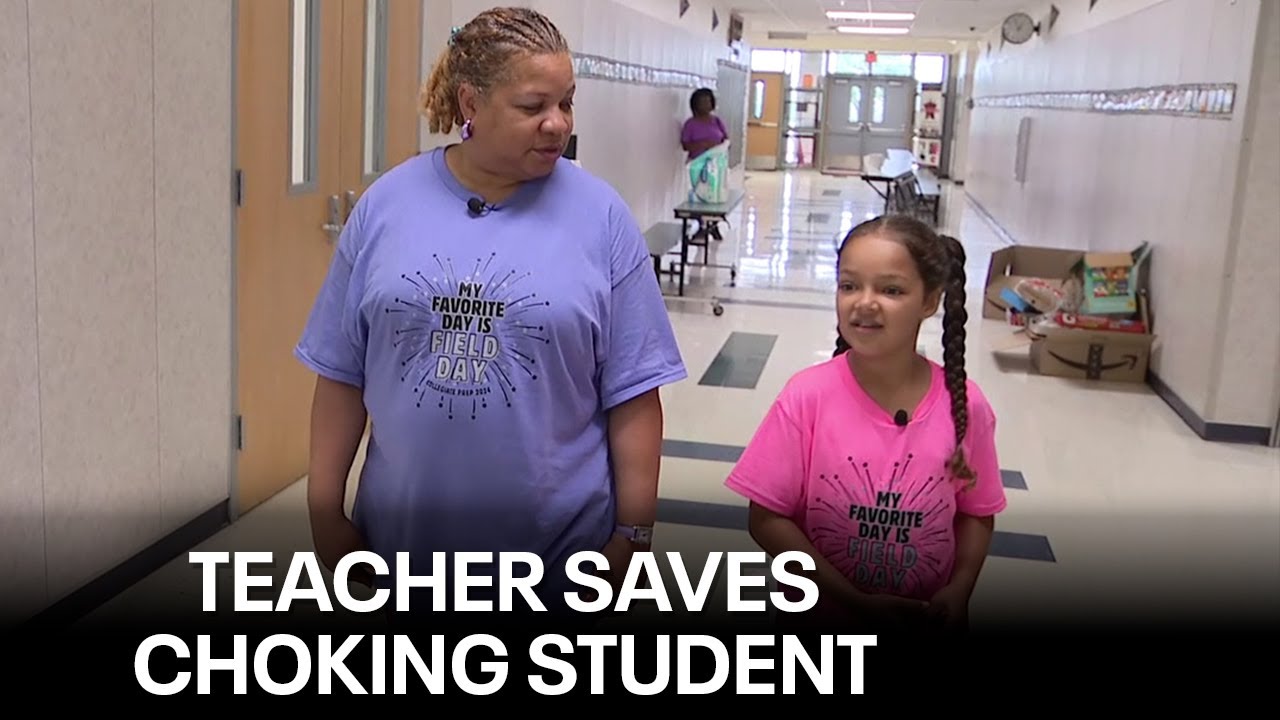 Cedar Hill Elementary School Teacher Saves Choking Student S Life Youtube