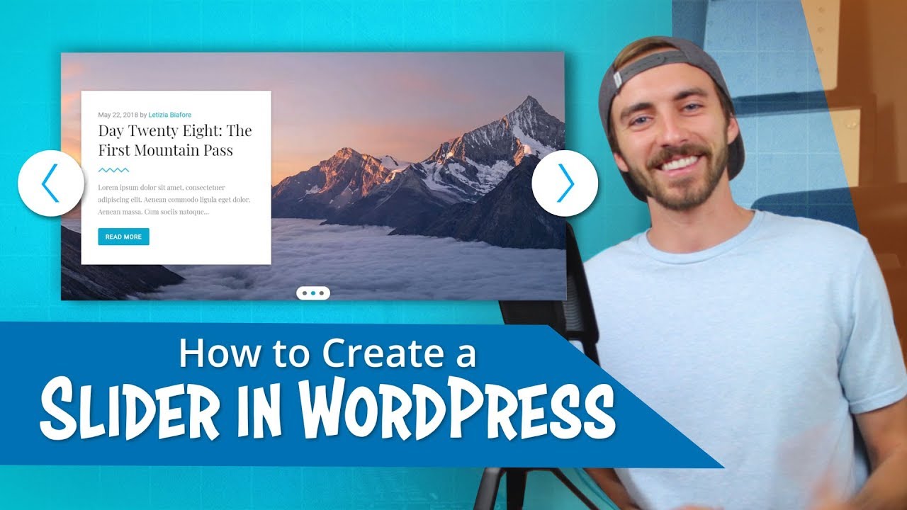 How To Create A Slider In Wordpress Easy Youtube