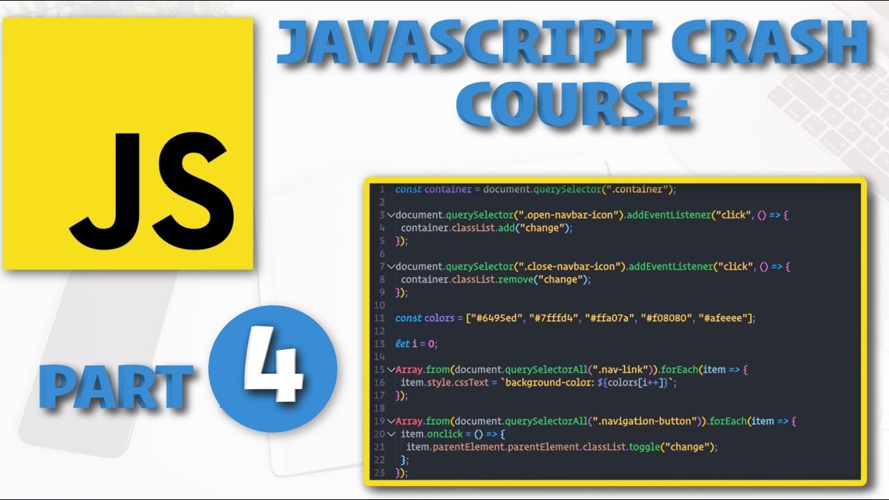 Javascript Crash Course Part 4 Youtube