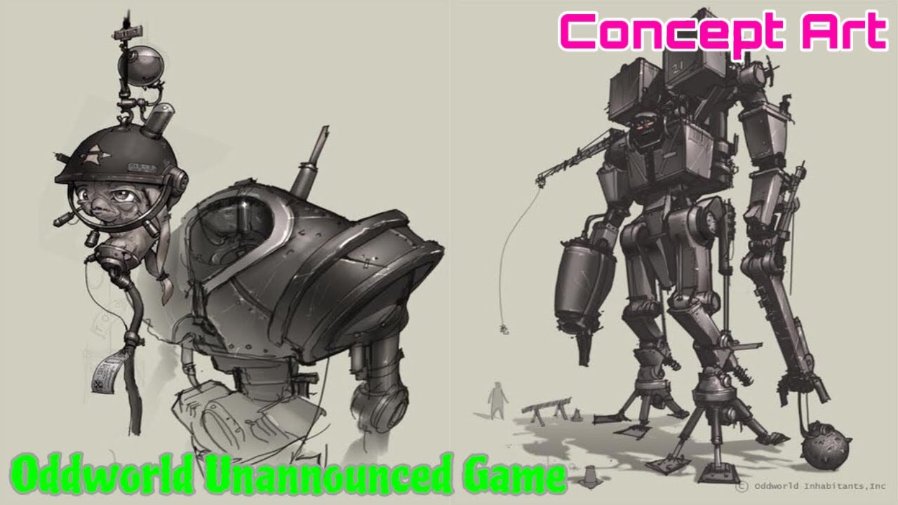 Oddworld Unannounced Game Concept Art Youtube