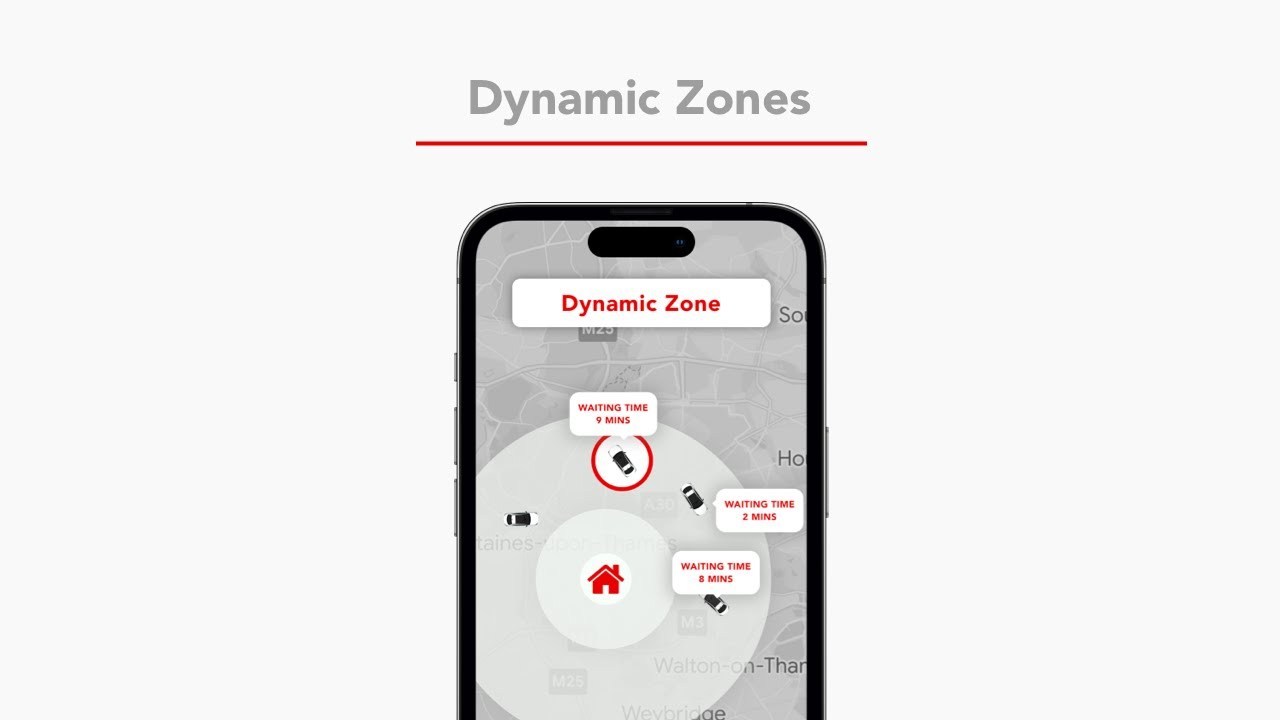 Cab9 Driver App Dynamic Zones Youtube