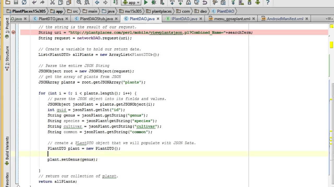 Parsing Json In Android Studio Youtube