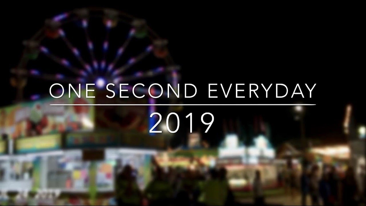 One Second Every Day Of 2019 My 2019 In 365 Seconds Youtube