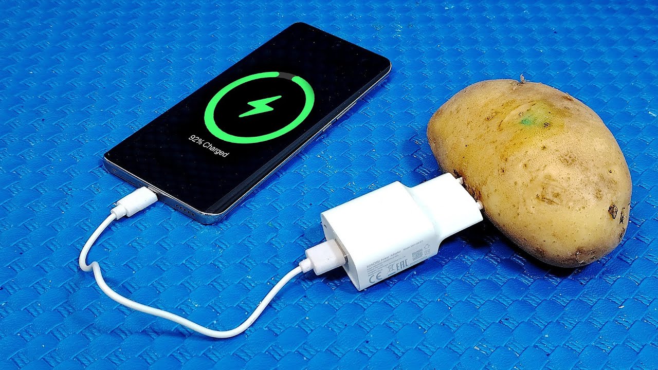 How To Generate Free Electricity From Potato Charge Your Phone Easily