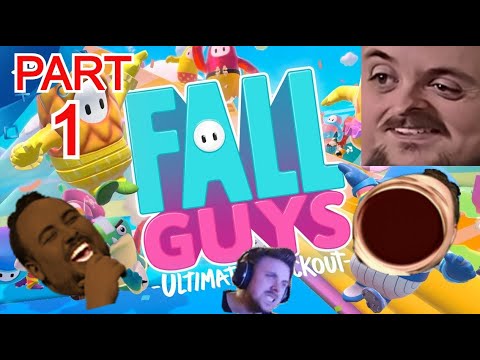 Forsen Plays Fall Guys Ultimate Knockout Versus Streamsnipers Part 1