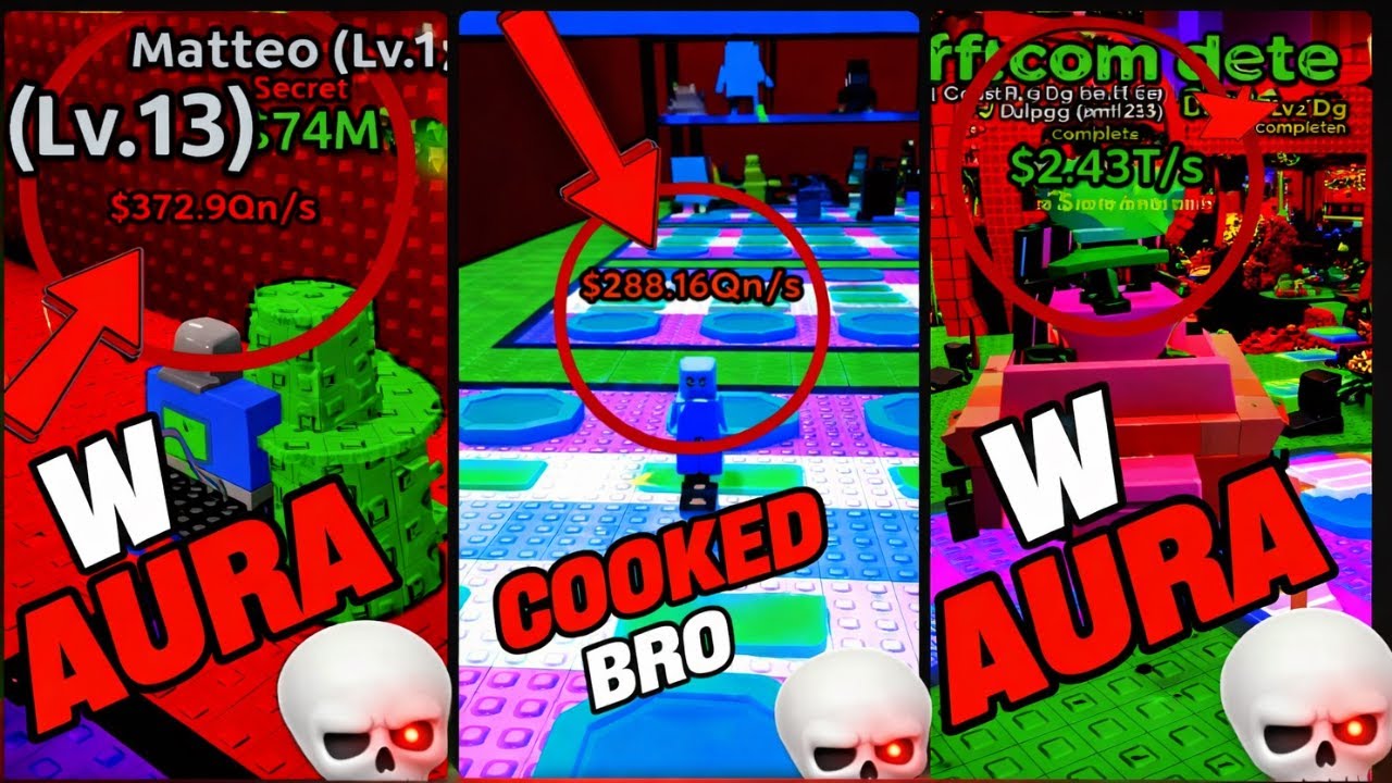Steal A Brainrot Craziest Aura Moments Stealabrainrot Youtube