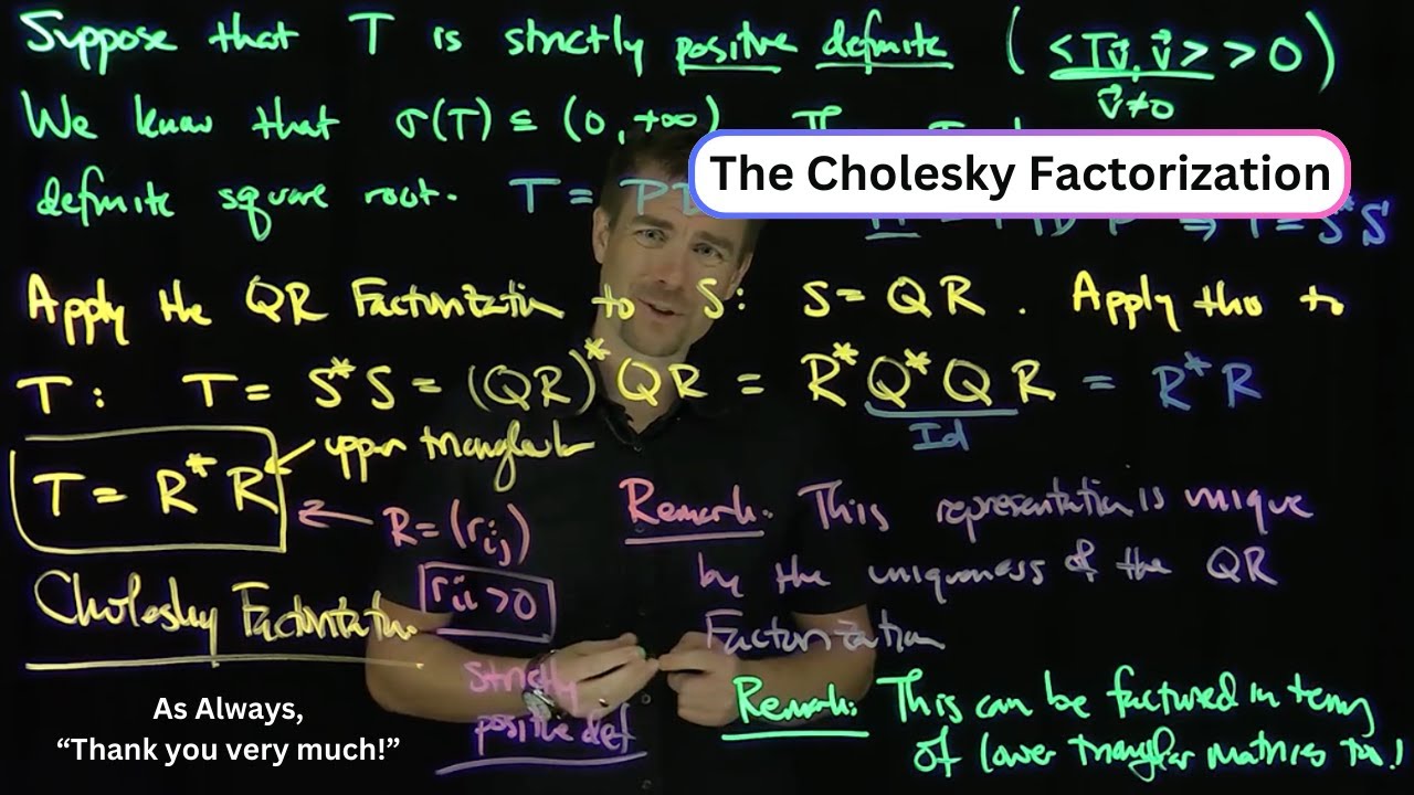 The Cholesky Factorization Youtube