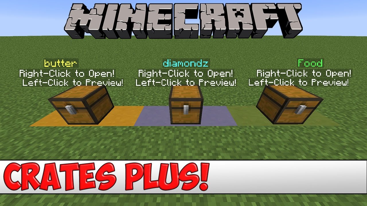 Minecraft Plugin Tutorial Crates Plus Youtube