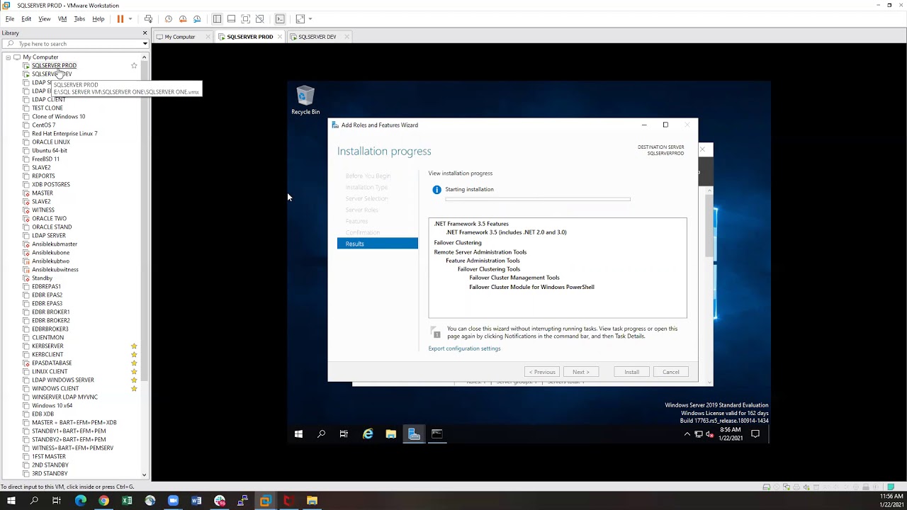 Sql Server Alwayson Availability Groups Step By Step Setup Youtube