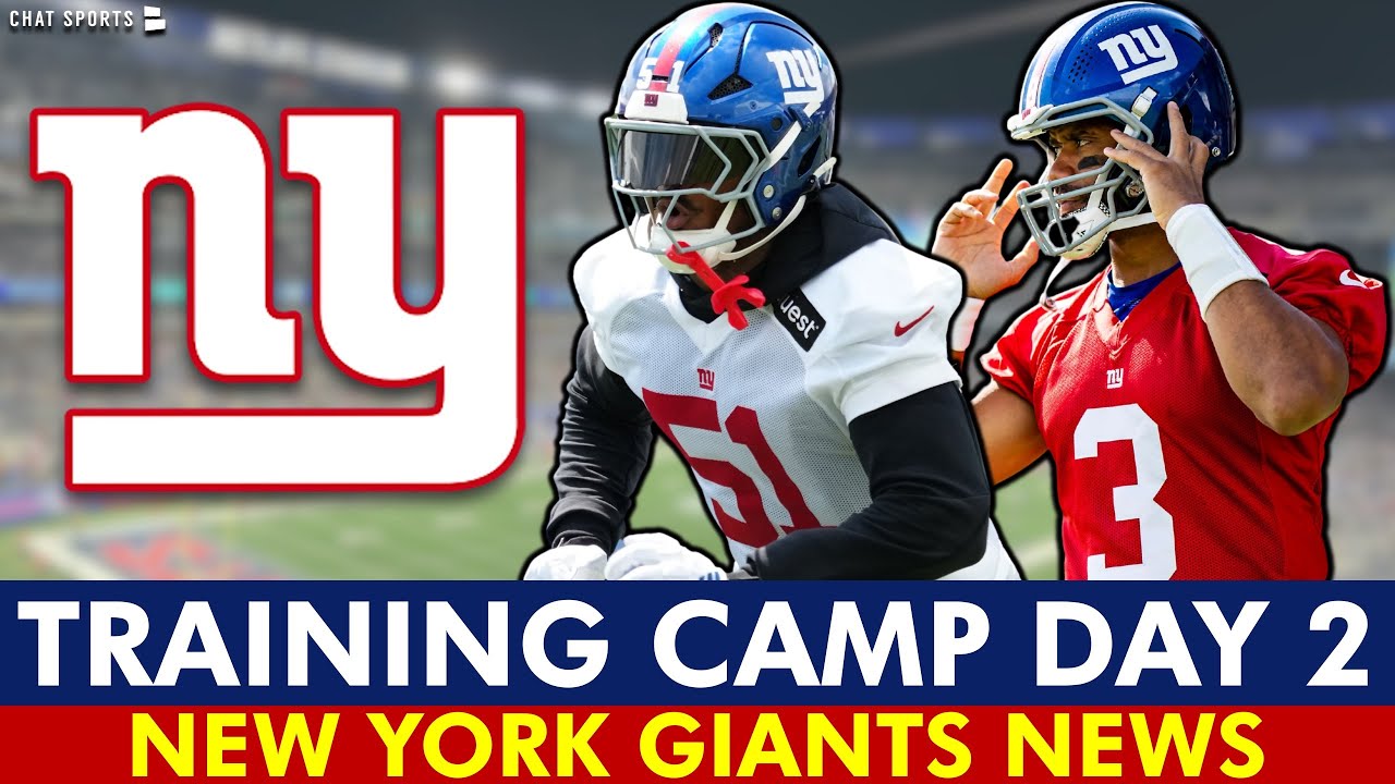 рџљё Giants Training Camp Day 2 News Abdul Carter Dominates Russell