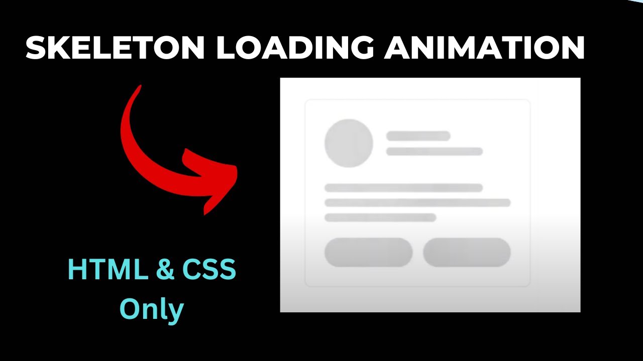 How To Create Skeleton Loading Animation With Css Skeleton Loading Confopay 2179