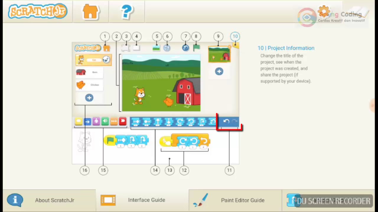 Scratch Jr Mengenal Interface Scratch Jr Youtube