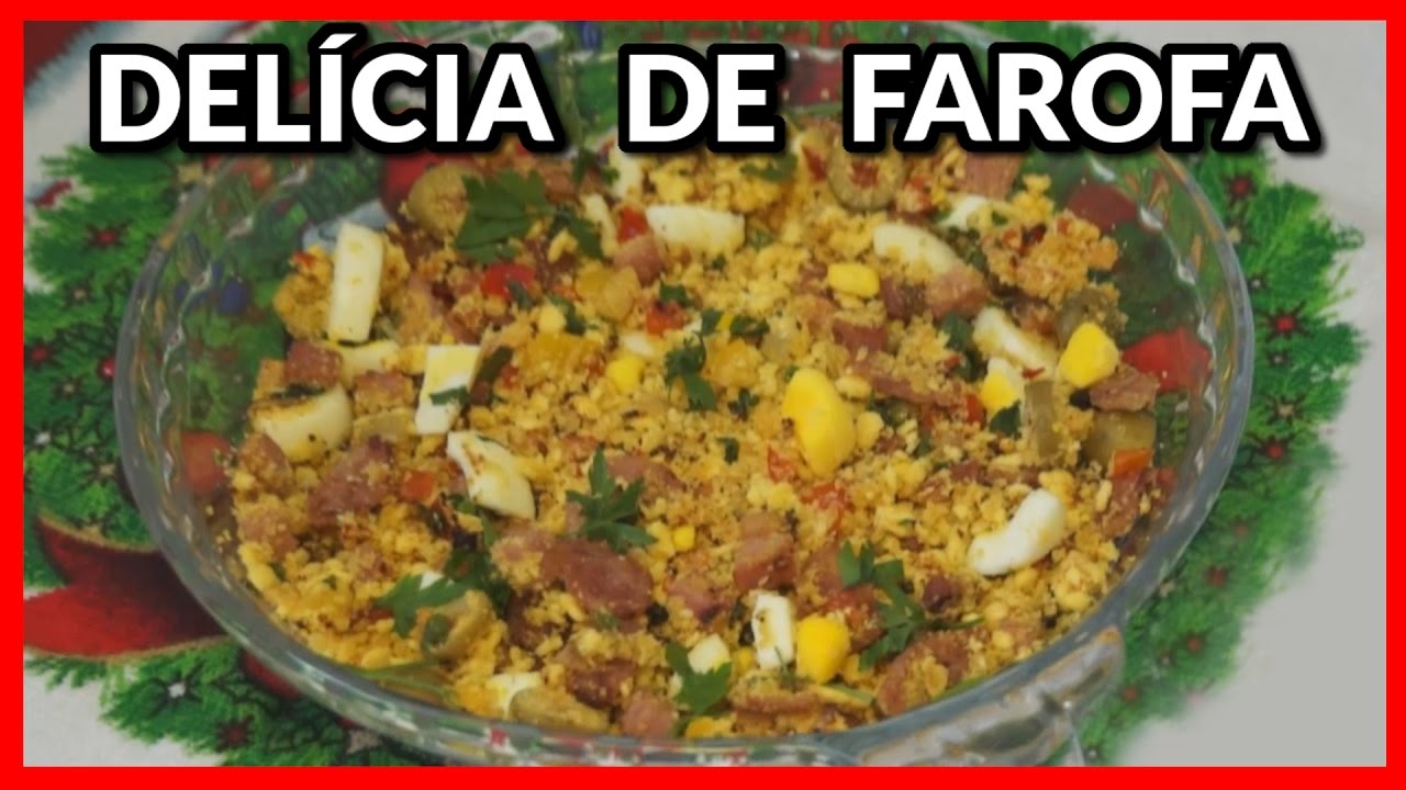 Receita Facil De Farofa Youtube