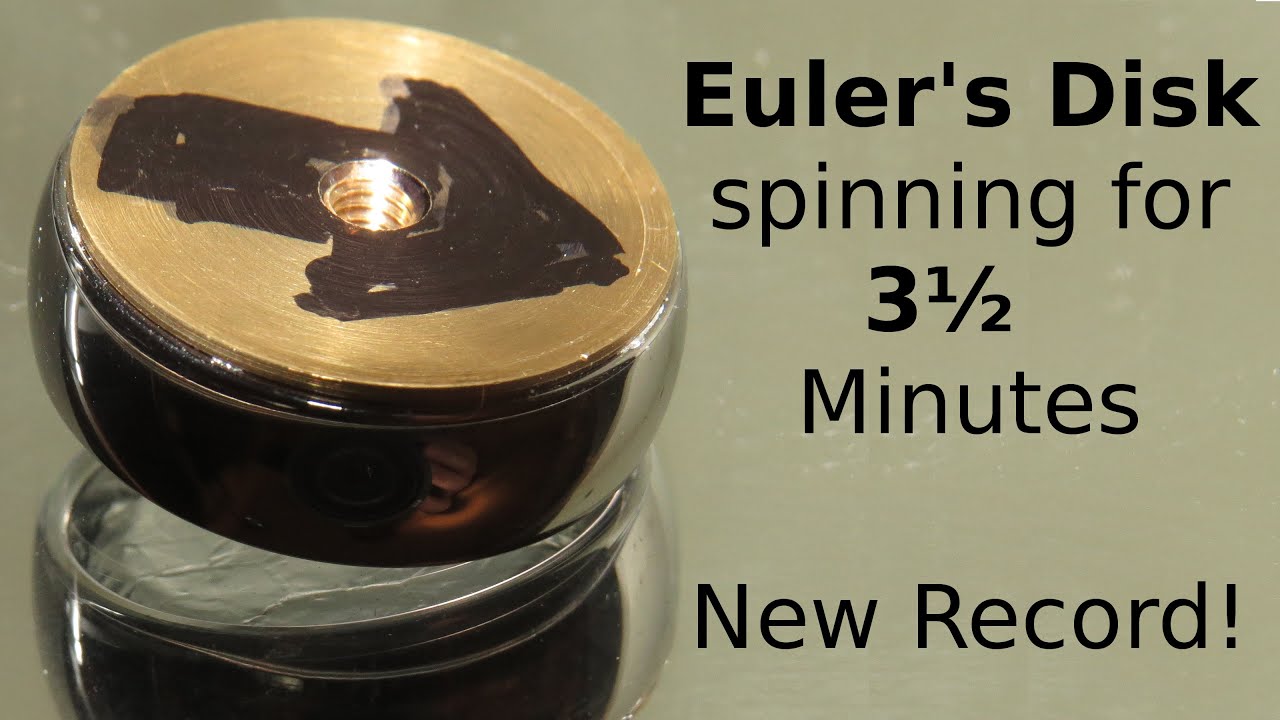 Awesome New Record Euler S Disc Spinning For 3 Minutes Youtube