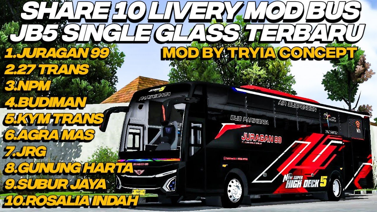 Share 10 Livery Mod Bus Jb5 Single Glass Terbaru By Janganlupasubstc